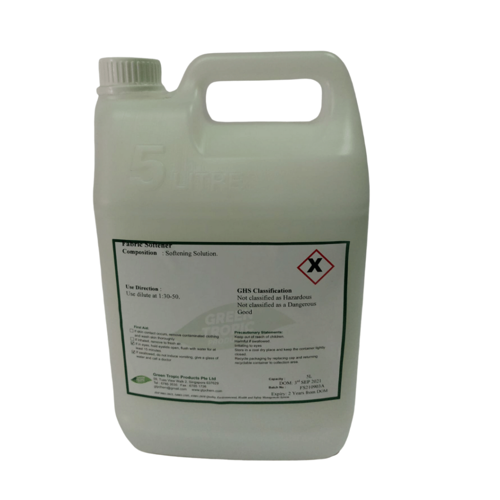 Fabric Softener 5L Green Tropic | Soft Clothes Fast